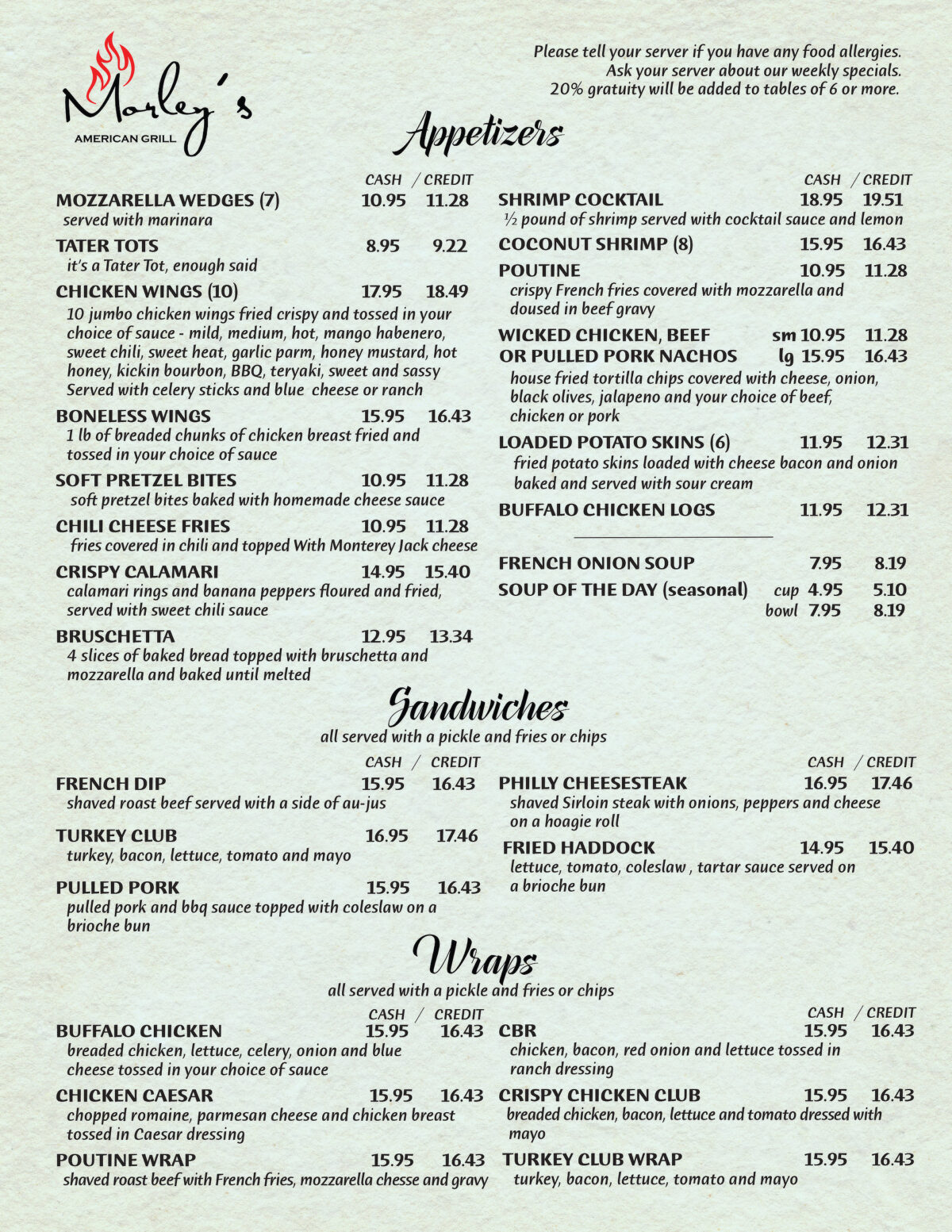 Morleys American Grill & Tavern in Massena New York